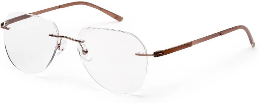 Yourspex Rimless Aviator Frame Price in India - Buy Yourspex Rimless ...