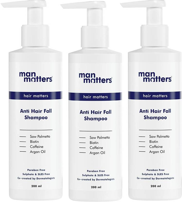 Man Matters Anti Hair Fall Shampoo for Men | DHT Blocker | Sulphate ...