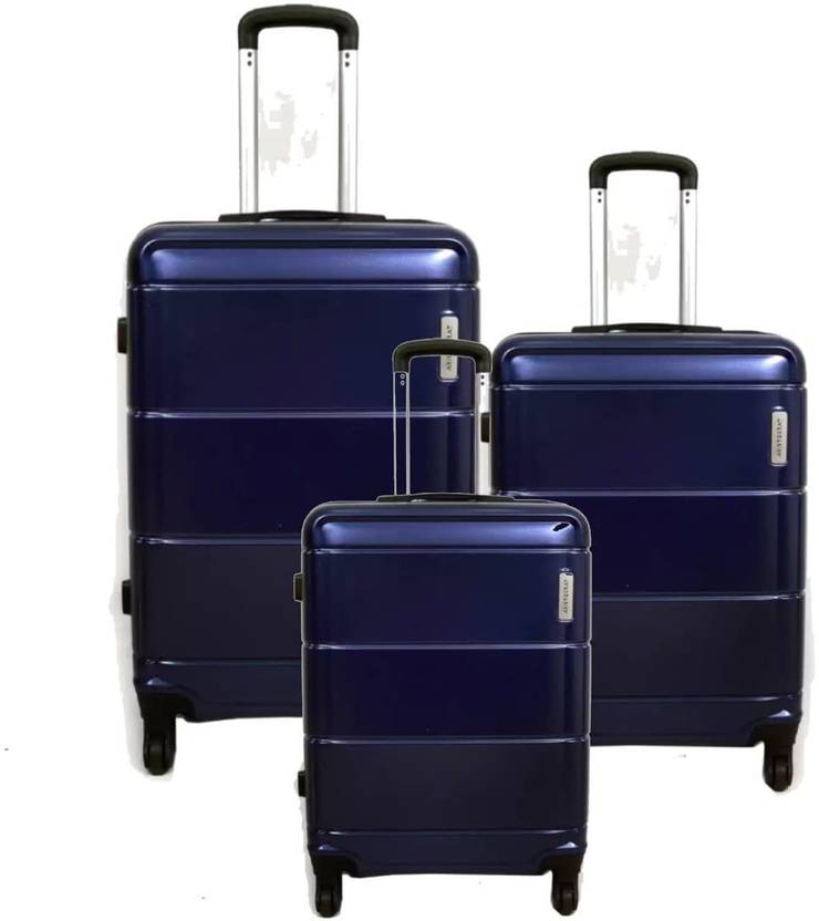 VIP Aristocrat Sleek Trolley|4W Trolley|Anti-Theft Zip(Size-Cabin ...