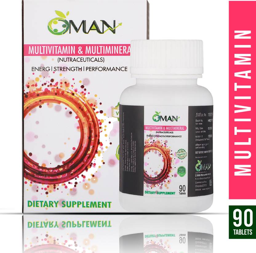 Oman Multivitamin with Probiotics, Supports Immunity and Gut health (90 ...