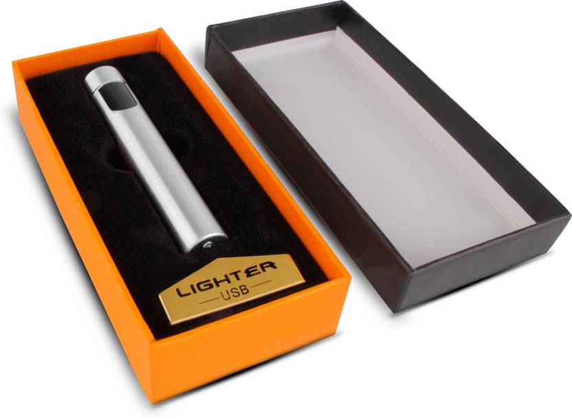 MOOZMOB Sleek Rechargeable Electric Flameless Lighter with On/Off Touch ...