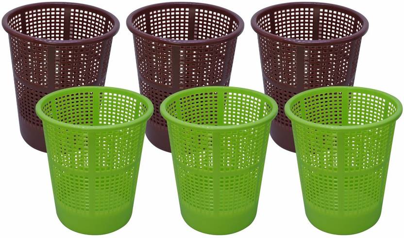 Wonder Plastic Prime Jali 222 Open Dustbin, Set of 6 Pcs, 7 Ltr Dustbin ... Wonder Plastic Prime Jali 222 Open Dustbin, Set of 6 Pcs, 7 Ltr Dustbin ...