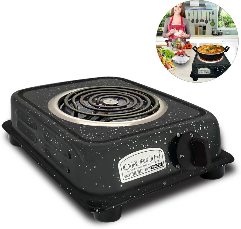 Orbon 2000 Watt Electric G Coil Radiant Stove | Hot Plate | Induction ...