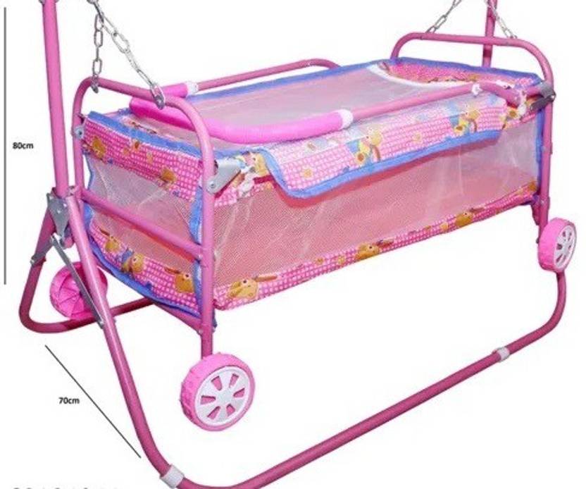 VISHNOI New Born Baby-Cradle Mosquito net with Swing-palna Kids for ...