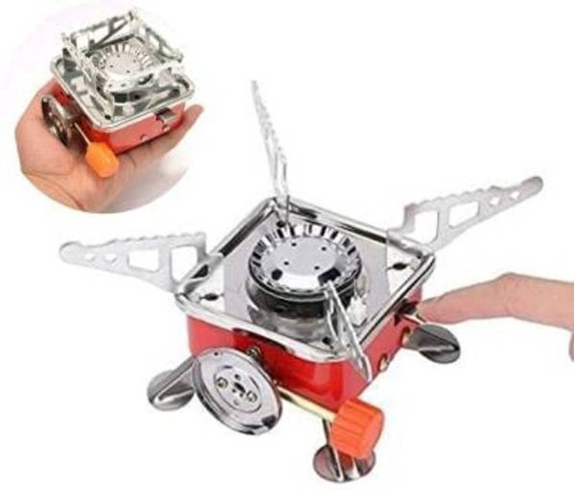 ZVR Portable Windproof Mini Folding Camping Stove with Carrying Pouch ...