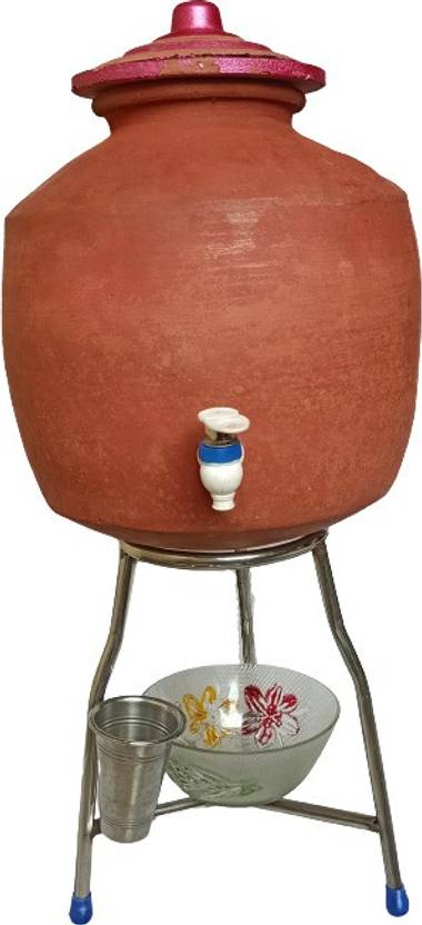 GREEN TOUCH Matka Kitchen Rack Steel Erthen Pot Stand,Water Pot Holder ...