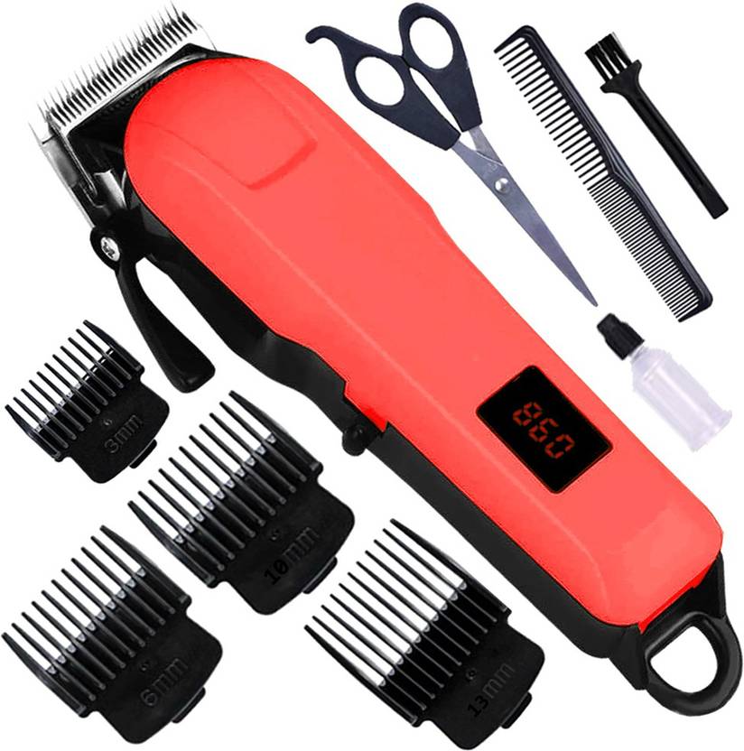 HUYG Professional LED Display Saloon hair trimmer Runtime: 240 min ...