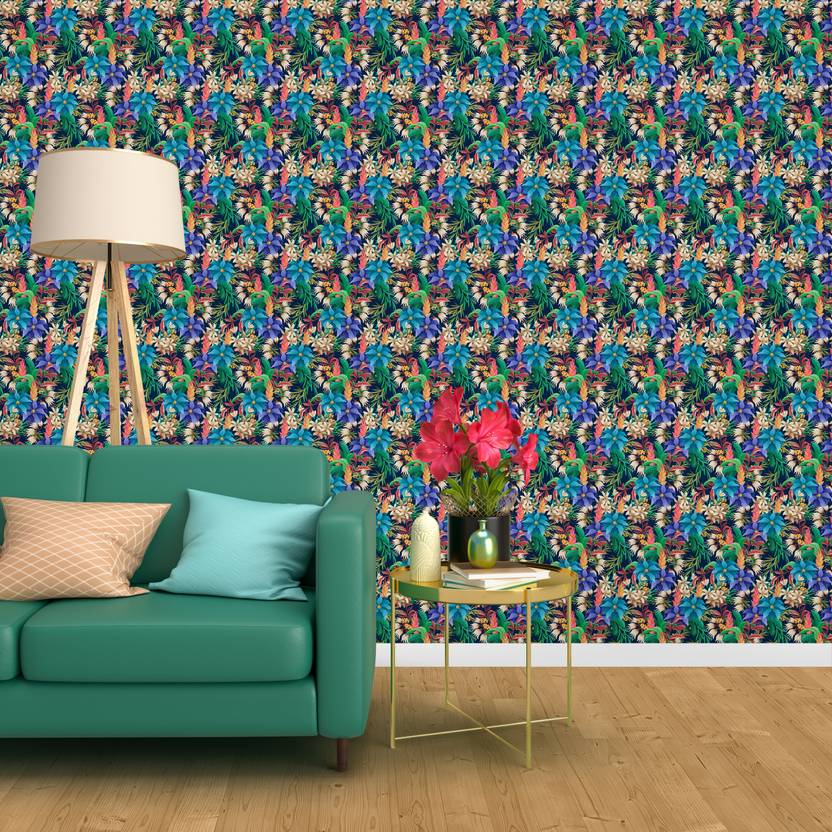 Wallpaper Mart Decorative Multicolor Wallpaper Price in India - Buy ...
