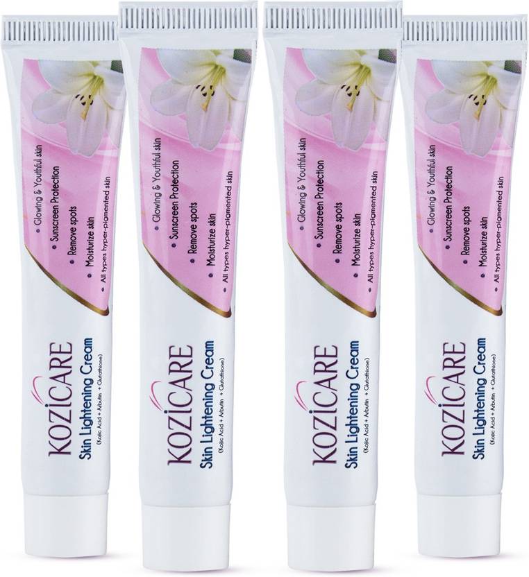 Kozicare Skin Lightening Cream with Kojic Acid & Arbutin-15gm (Pack of ...