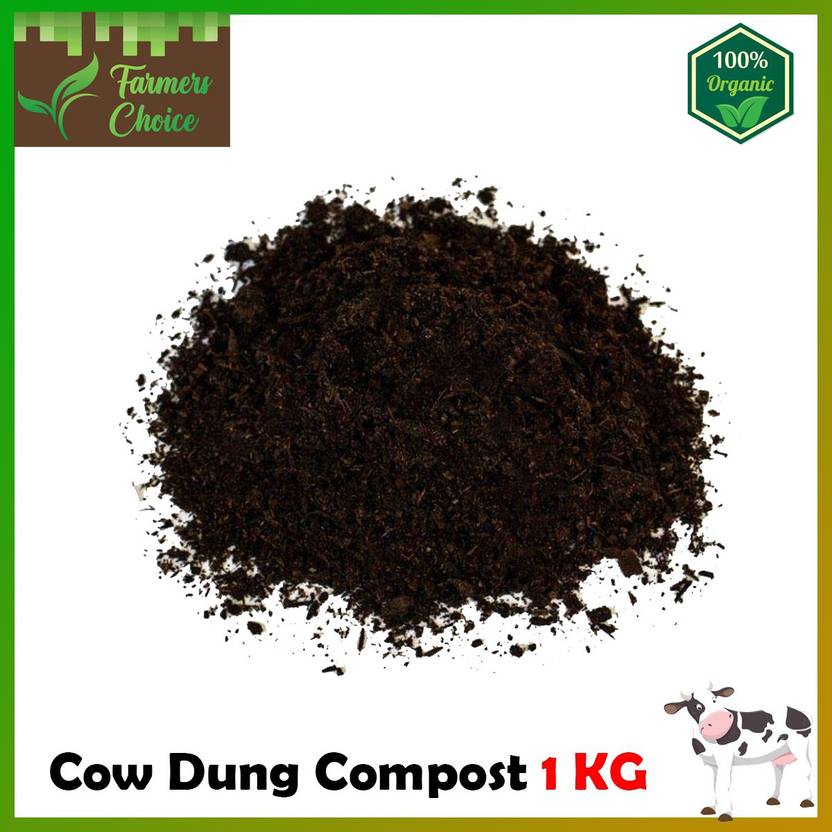 Farmers Choice Cow dunk compost Fertilizer 1 KG 100% Organic Natural ...