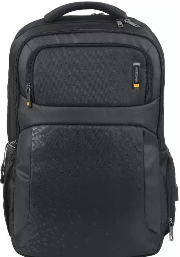 AMERICAN TOURISTER Segno 02 Black Laptop Bag 37 L Laptop Backpack Black ...