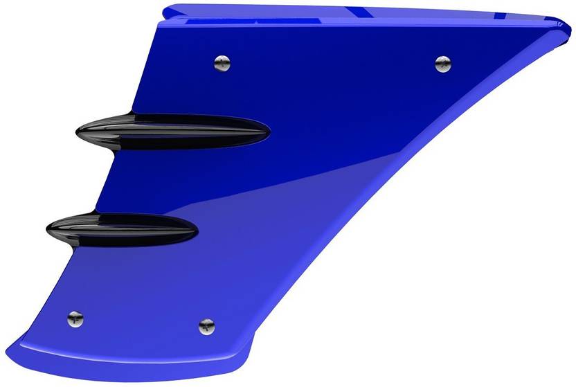 Saiga Parts Spoiler for Yamaha R15 V3 Racing Blue Bike Fairing Kit ...