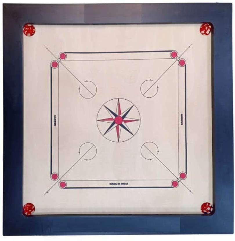 HHS SPORTS 8mm PLY Extra Large CLUB 36 Inch Assam Plywood Carrom Board ...