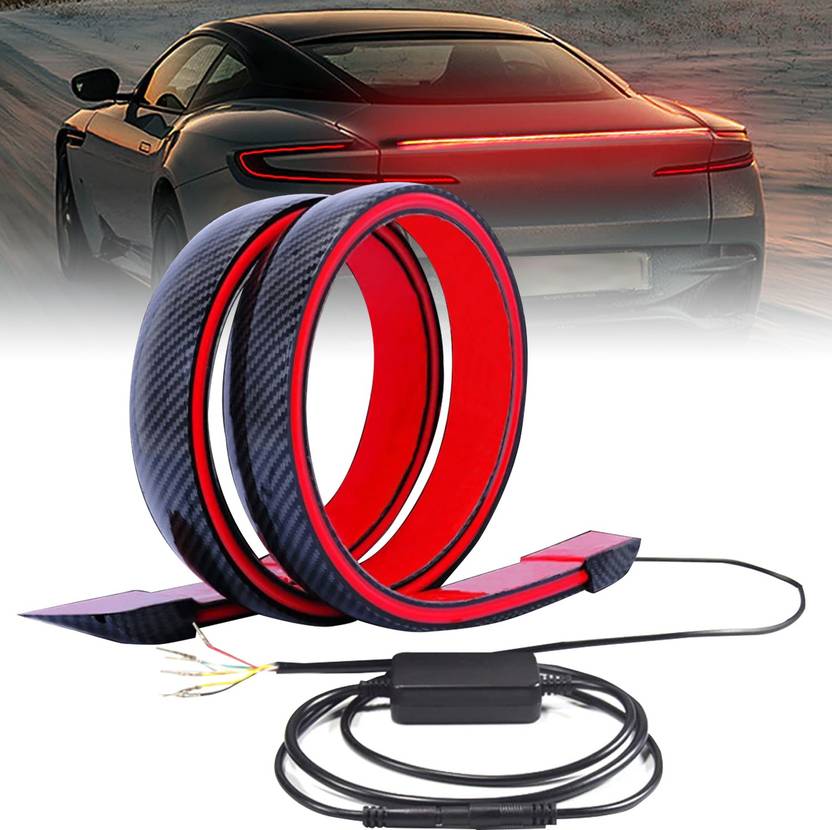 Otoroys Spoiler for Cars Third Brake Light Turn Signal Red LED Strip ...