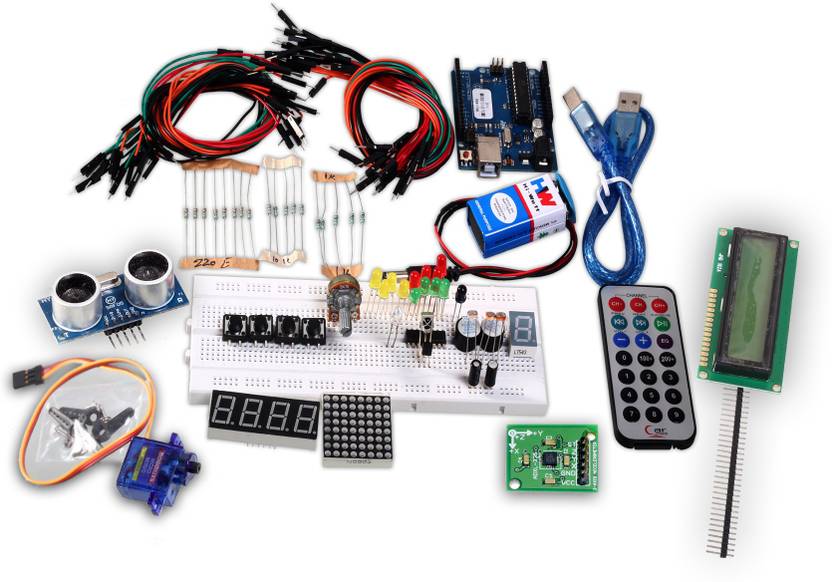 Robokits Arduino Uno Based Starter Kit Advance Price in India - Buy Robokits Arduino Uno Based ...