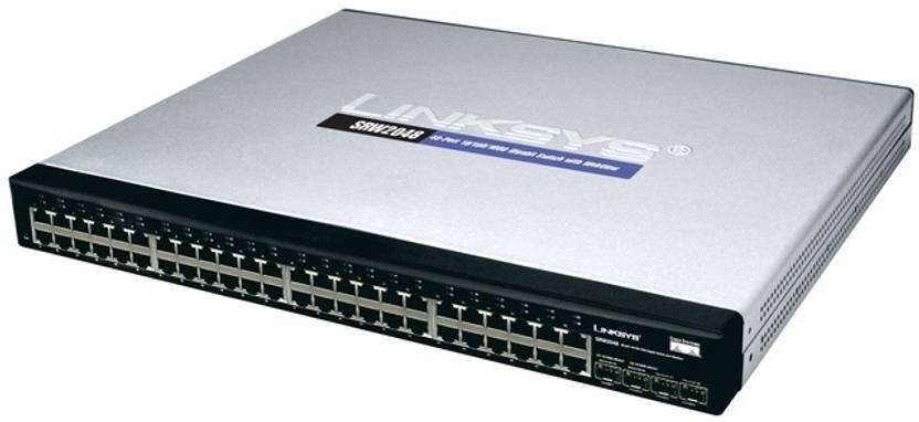 CISCO 48 PORT MANAGED GIGABIT SWITCH 48 Ports 10/100/1000 Network ...