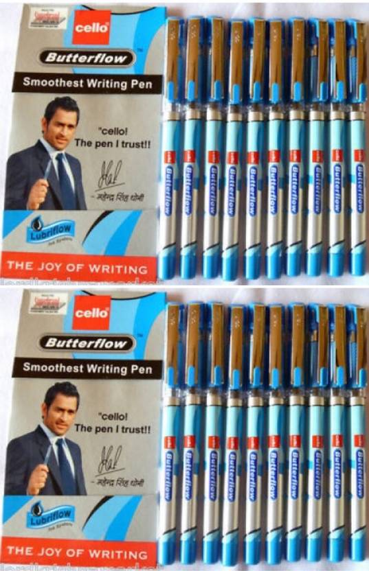Cello Butter Flow (Pack of 20+20 REFILLS) Ball Pen - Buy Cello Butter ...
