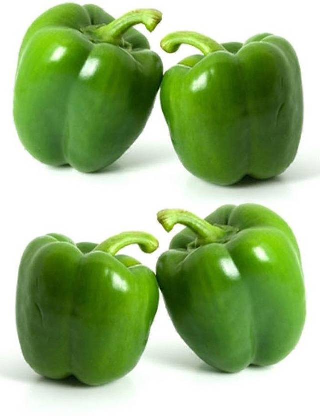 Real Seed Green Capsicum F1 Hybrid Vegetable Seeds Seed Price in India ...