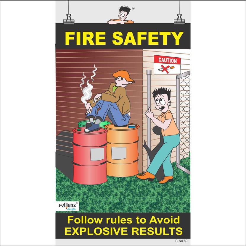 Fire Safety Poster-Fire Safety Paper Print - Abstract, Humor, Quotes ...