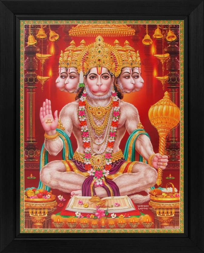 Lord Hanumanji / Panchmukhi Hanuman Poster Paper Print - Art ...