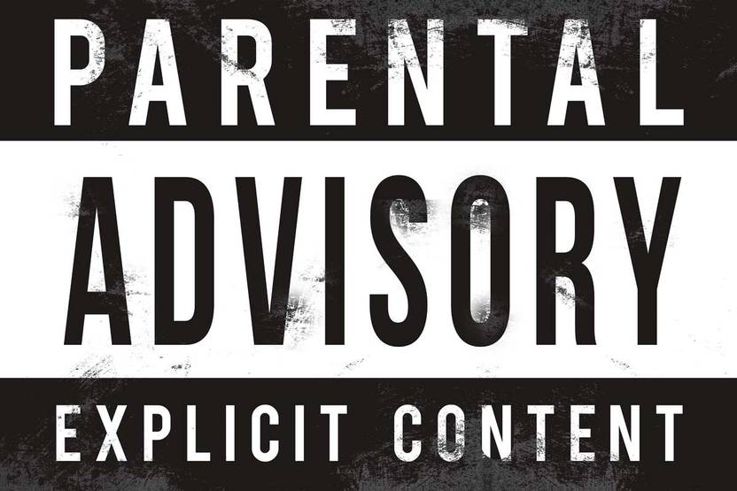 Athah Poster Parental Advisory Explicit Content Paper Print - Humor ...