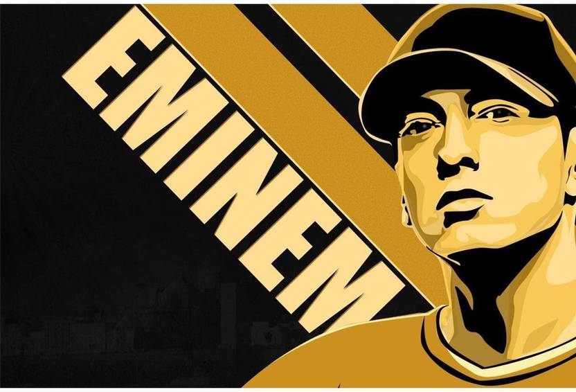 Eminem Premium Poster Paper Print - ArtzFolio.com posters - Abstract ...