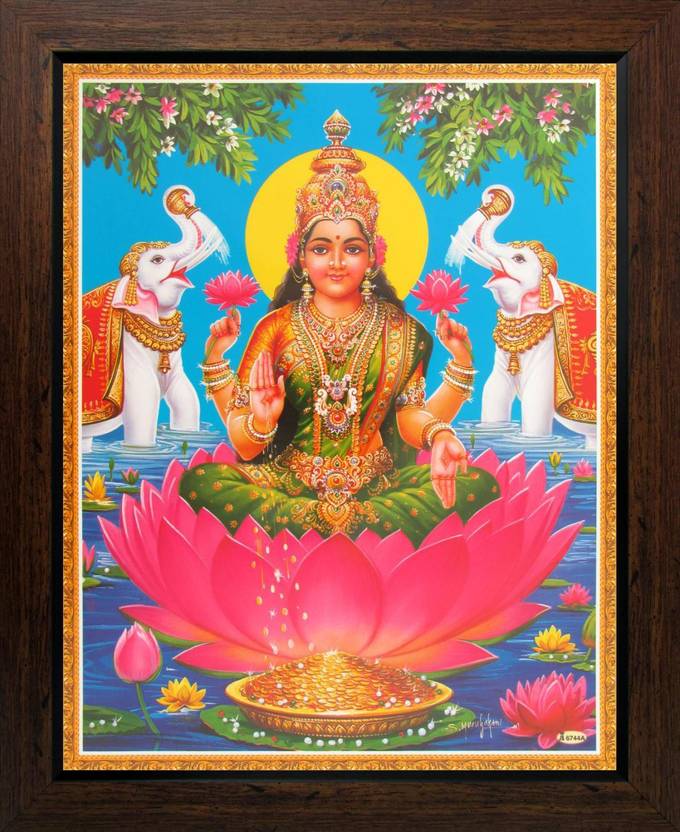 Goddess Lakshmi / Laxmiji / Laxmi Poster Paper Print - Art & Paintings ...