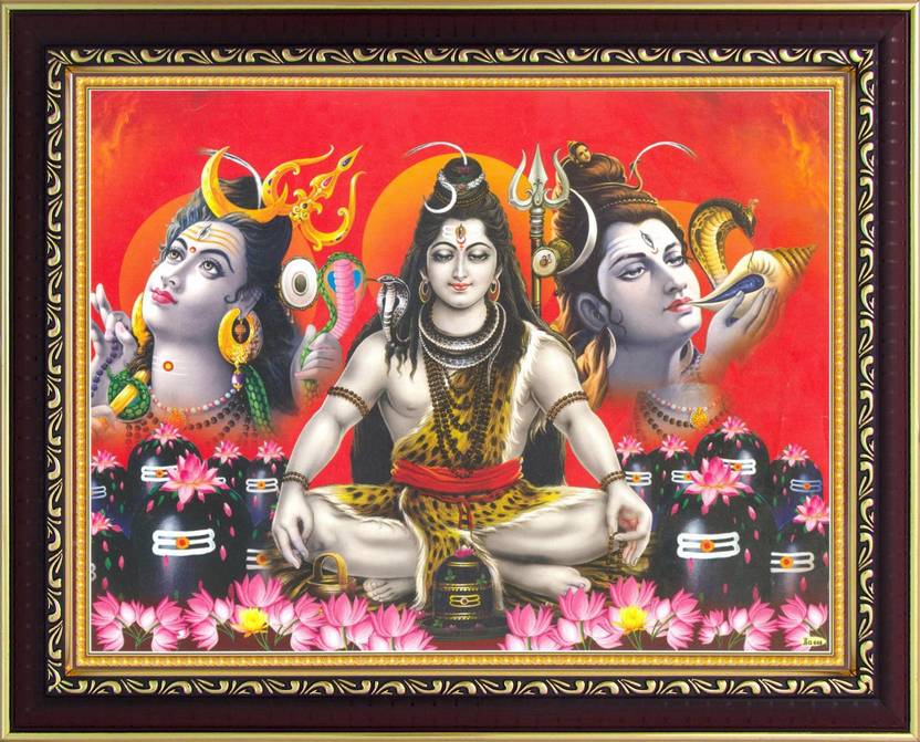 Lord Shiva / Shankar / Mahadev Poster Paper Print - Art & Paintings ...
