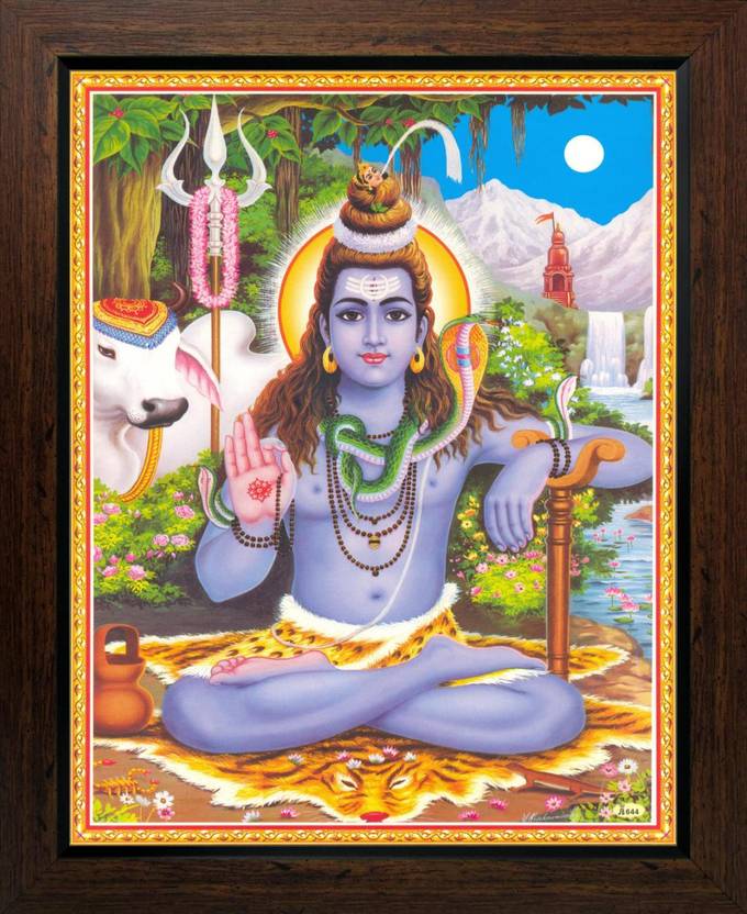 Lord Shiva / Shankar / Mahadev Poster Paper Print - Art & Paintings ...