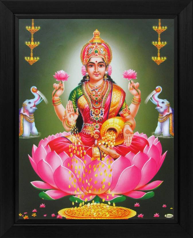 Goddess Lakshmi / Laxmiji / Laxmi Poster Paper Print - Art & Paintings ...