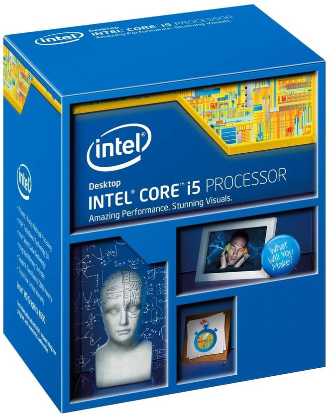 Intel Core i5-4440 4th Generation 3.1 GHz Upto 3.3 GHz LGA 1150 Socket ...