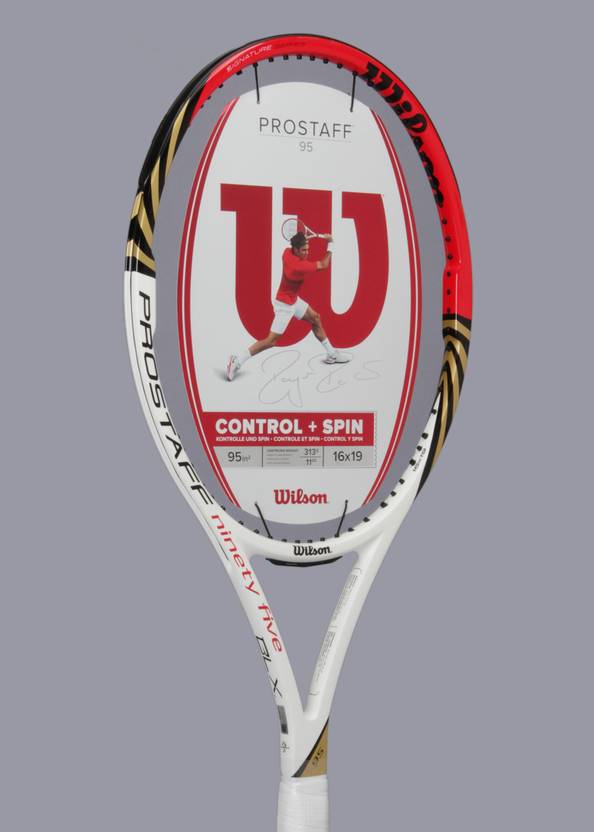 WILSON BLX Six One Pro Staff 95 Red, White, Gold, Black Unstrung Tennis ...