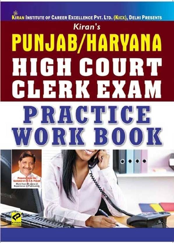 PunjabHaryana High Court Clerk Exam Practice Work Book: Buy ...