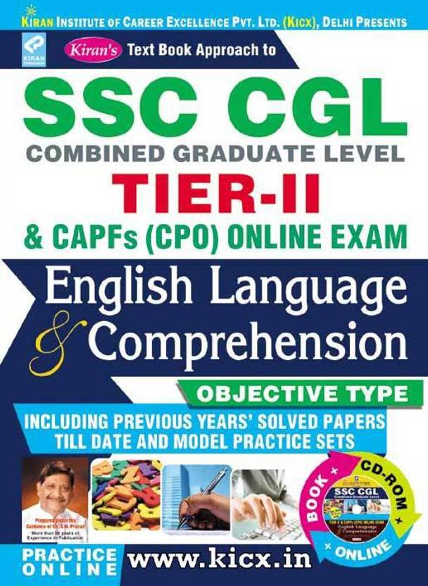 Kiran’s SSC CGL Tier – II English Language & Comprehension (With CD) – English: Buy Kiran’s SSC ...