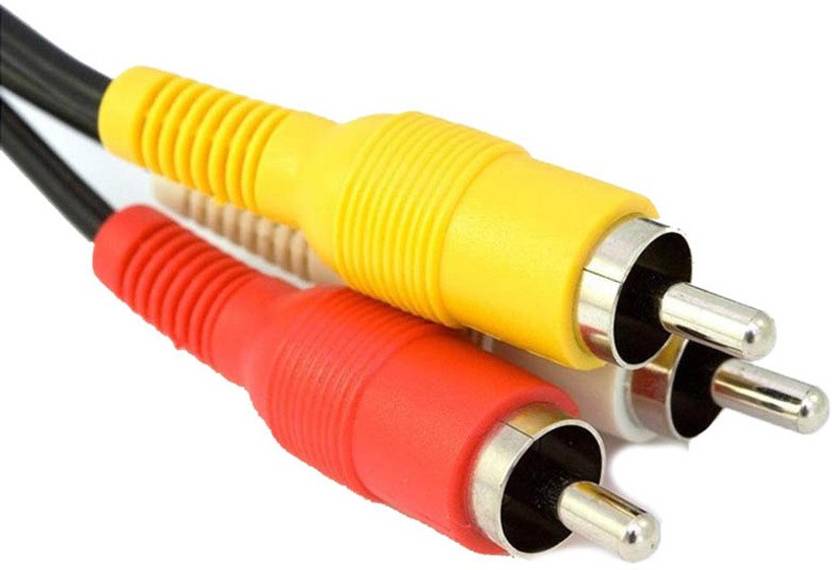 SKYKART TV-out Cable RCA CABLE 3 PIN - SKYKART : Flipkart.com