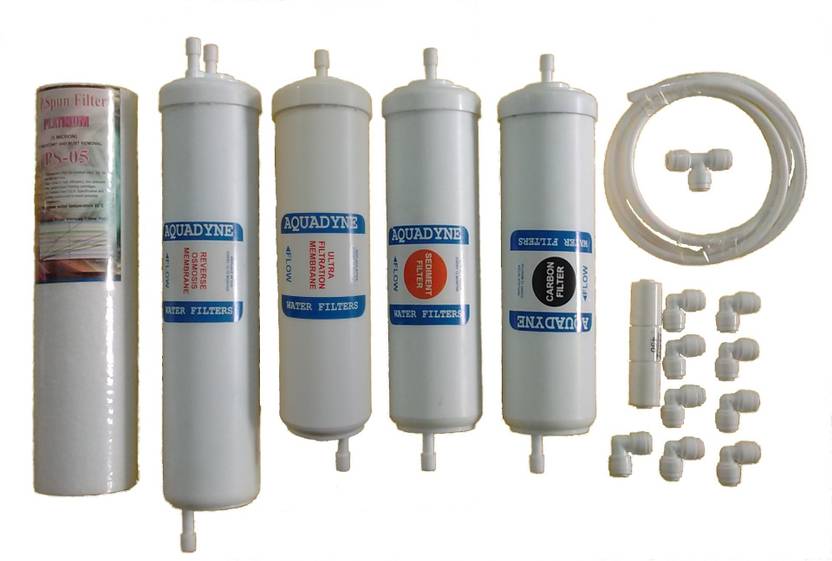 Aquadyne RO Service Filter Kit for Kent Ros (Contains UF Membrane, Pipe ...