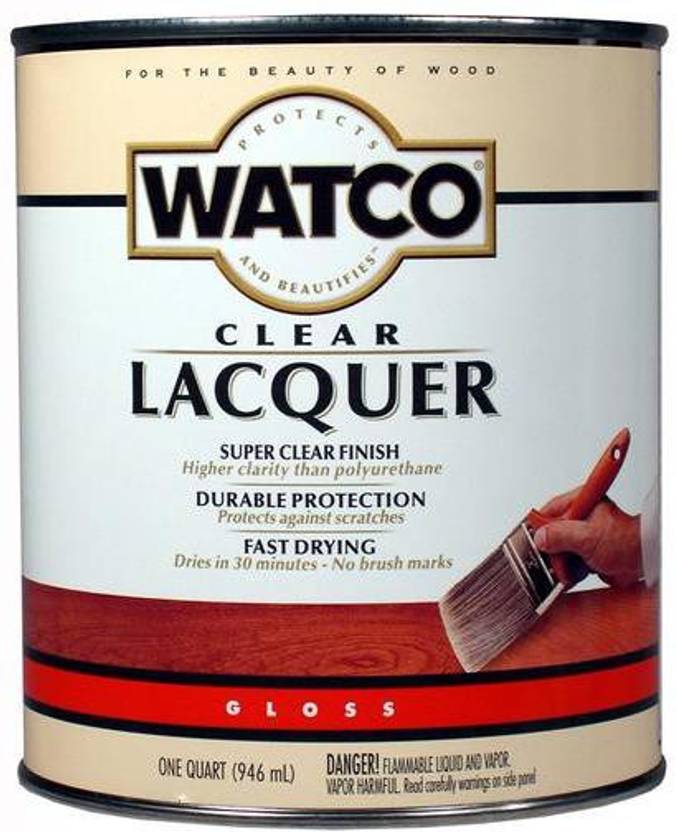 Watco 63041 Clear, Gloss, Lacquer Wood Finish Wood Varnish Price in ...
