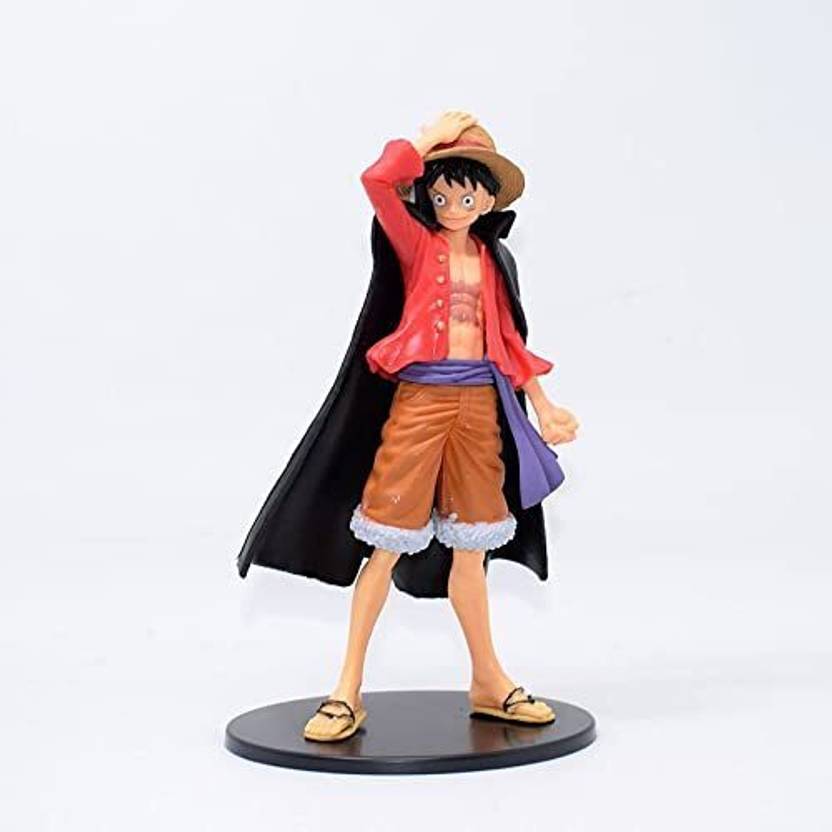 Pinaka One Piece Monkey D Luffy with Hat & Cape Action Figure PVC ...