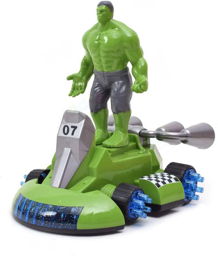 WiseWalker Kids Electric Action Superhero Hulk Kart Musical & 5D ...