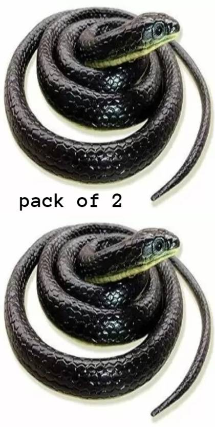 JVTS PACK OF : 2 Snake/Prank Realistic Fake Rubber Snake Prank Fake ...