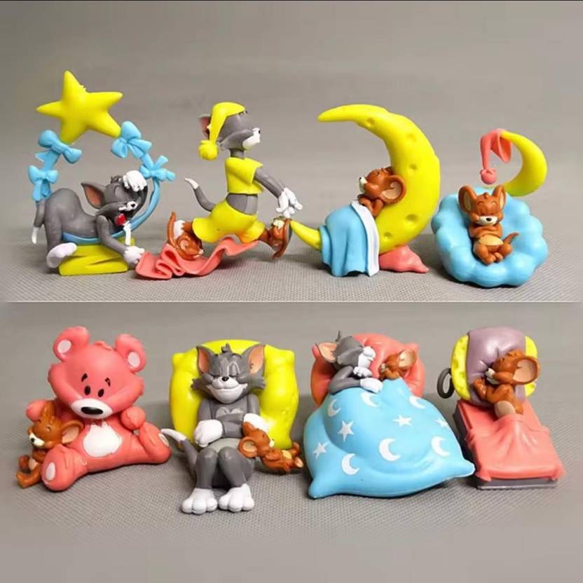Mubco Mini Tom and Jerry Sweet Dreams Figure Cake Topper Cartoon Model ...