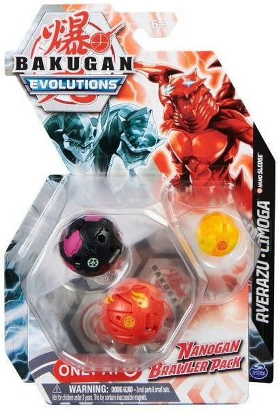 Bakugan Evolutions Nanogan Brawl Pack Ryerazu and Cimoga - Evolutions ...
