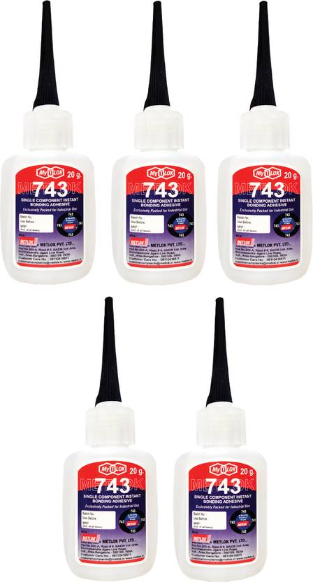 Metlok Super Bond Super Glue -743 Fast Strongest Bonding Adhesive ...