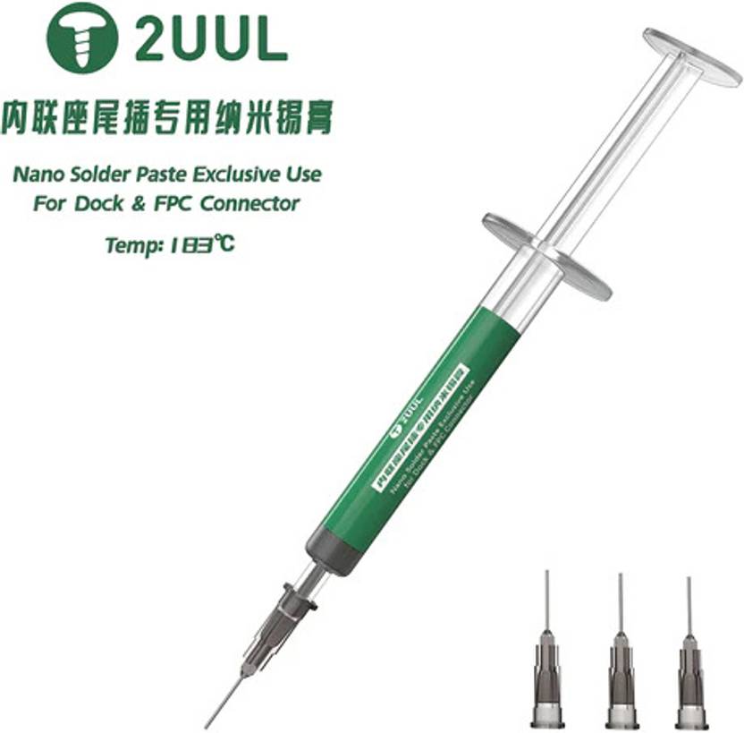 AKT 2UUL NANO SOLDER PASTE EXCLUSIVE USE FOR DOCK&FPC CONNECTOR Adhesive Price in India - Buy ...