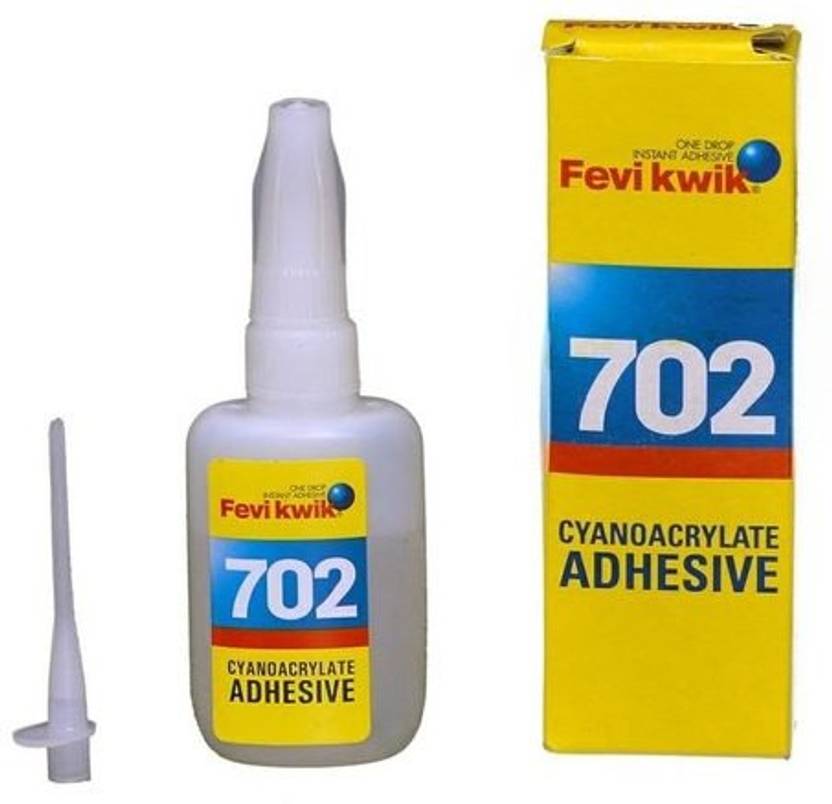 Pidilite Fevikwik 702 Cyanoacrylate Adhesive ( 10 U x 20 GMS each ...