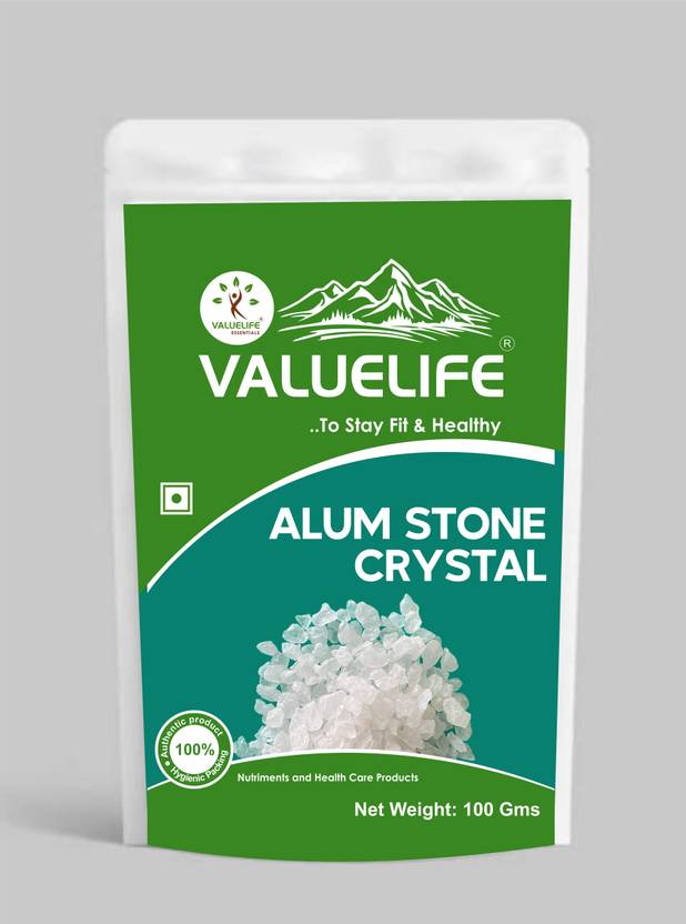 Value Life Alum Stone Small crystal 100GMS Price in India - Buy Value ...