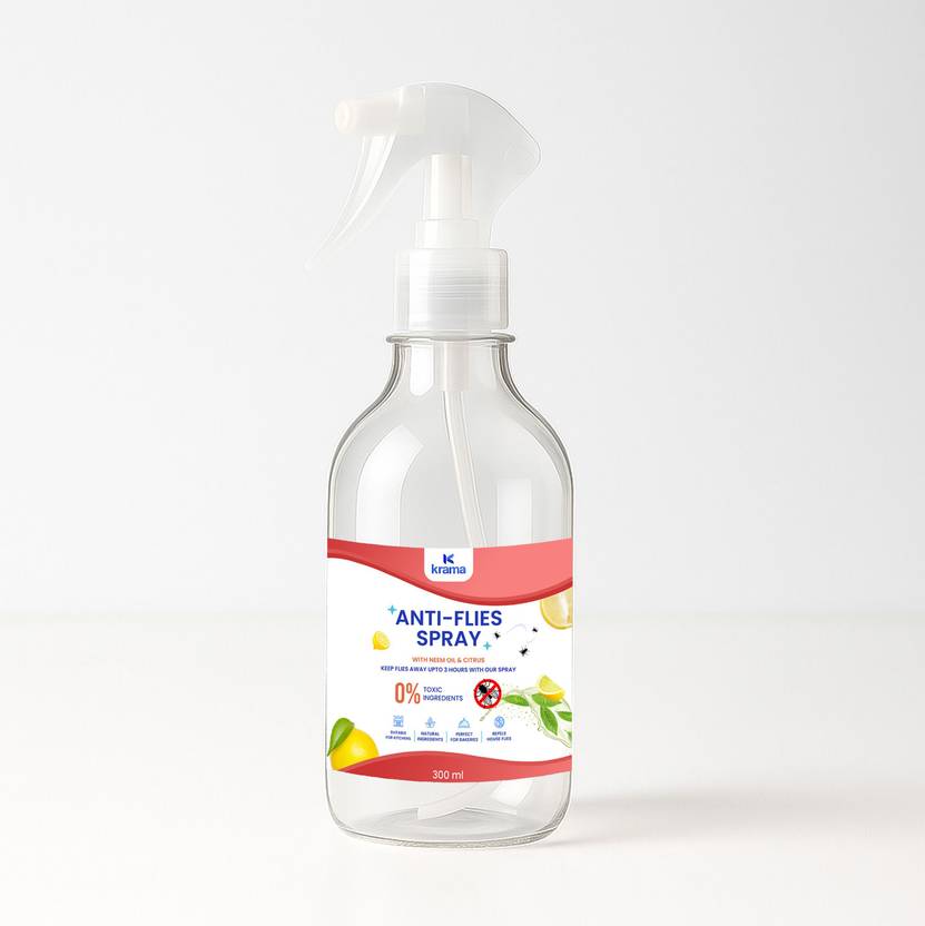 krama Natural Anti-Fly Spray, Bees,Drain Flies, House Flies Insect ...