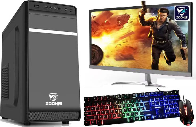 Assembled Gaming & Editing Desktops Core i5 (8 GB DDR3/500 GB/128 GB SSD/Windows 11 Home/8 GB/19 ...