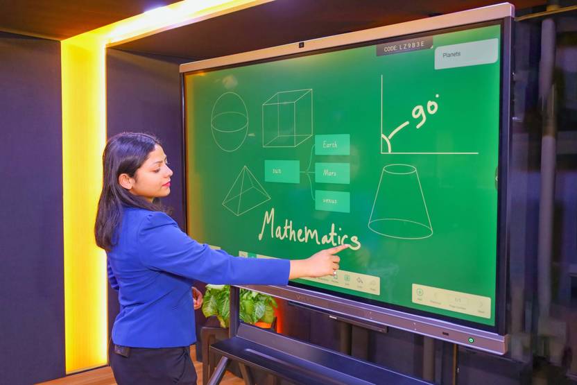 VIRSA Interactive Flat Panel 65-Inch 4K Ultra HD Multitouch Screen ...