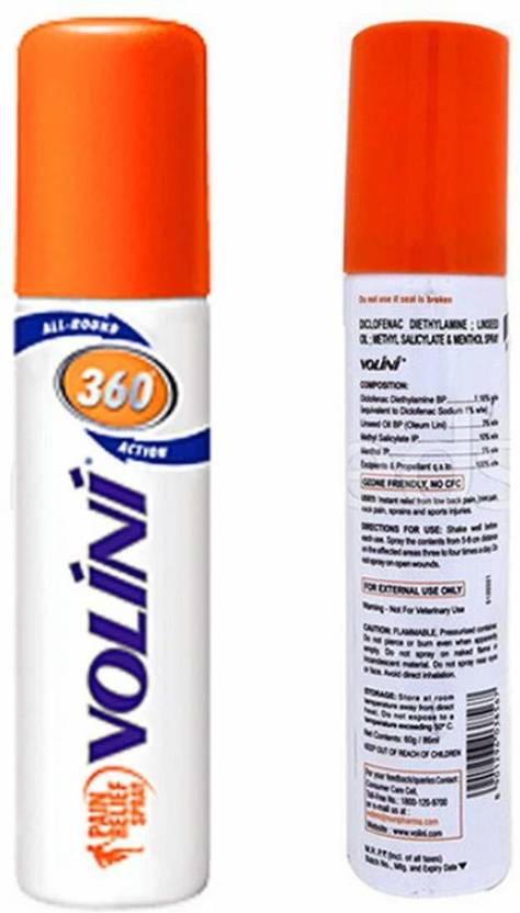 Volini Pain Relief Spray Price in India - Buy Volini Pain Relief Spray ...